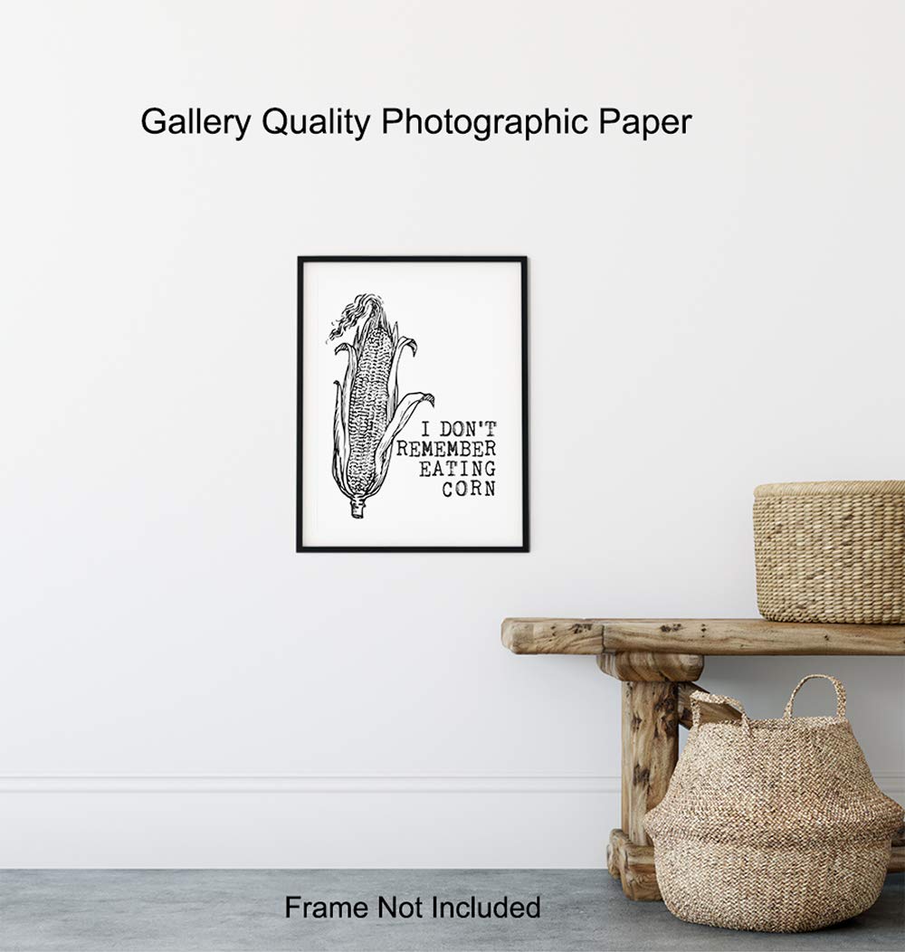 Bathroom Wall Art Decor - Restroom Sign, Guest Bath Decoration - Powder Room or Rest Room Print - Funny 8x10 Poster - Unique UNFRAMED Gift