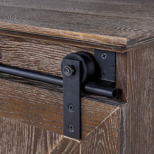 Southern Enterprises Holmes TV Stand, Brown