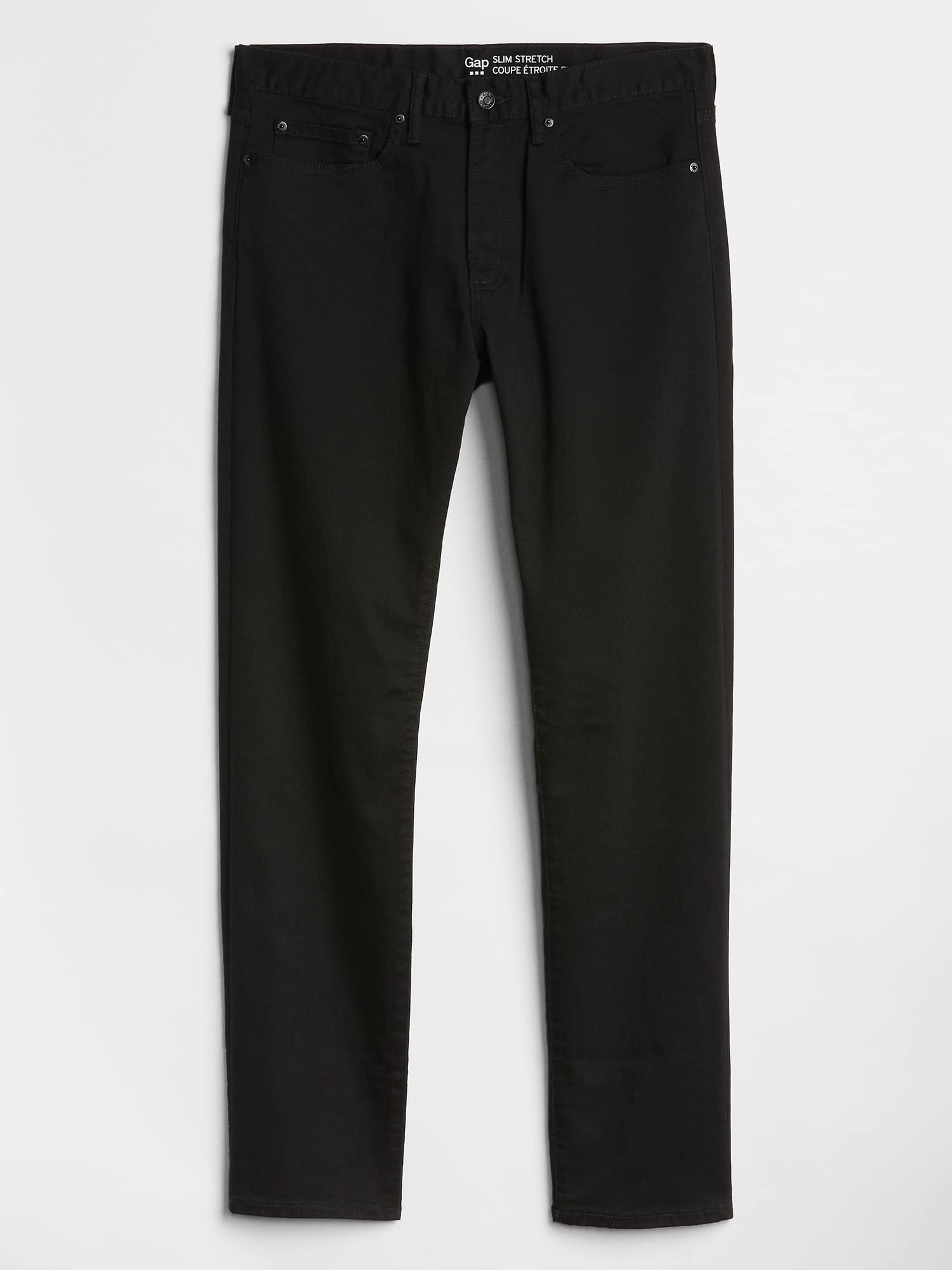 GAP Mens Gapflex Stretch Technology Slim Fit Denim Jeans, True Black, 32W X 32L US