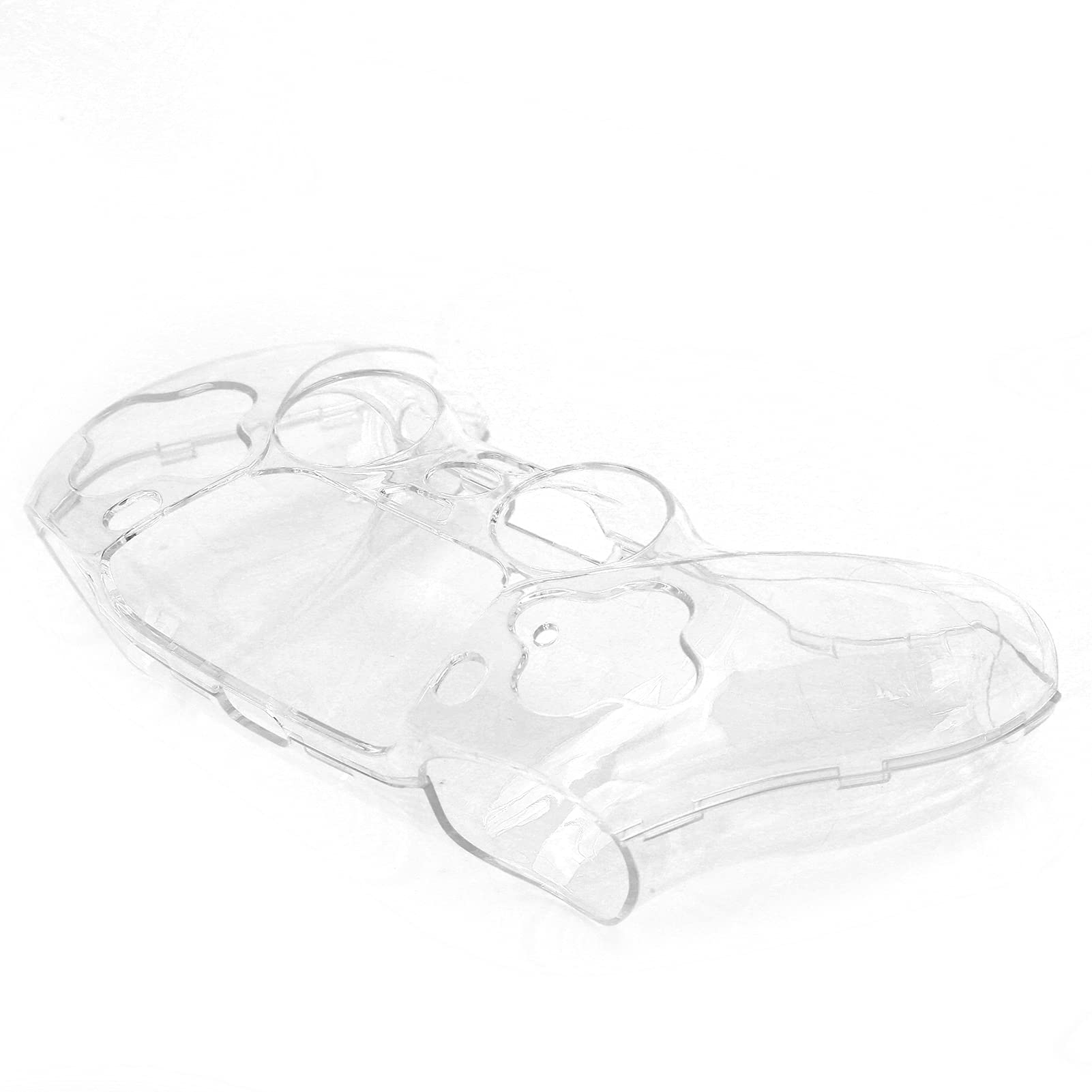Gamepad Case for PS5 Controller, Clear Controller Skin Anti-Slip Silicone Rubber Cover for PS5, Gamepad Handle Grip for PS5 Controller