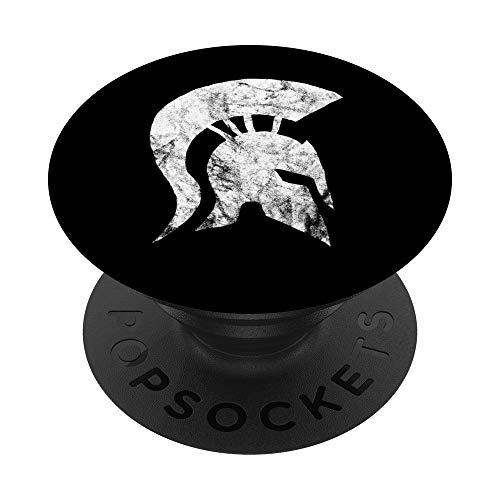 Sparta Soldier Leonidas Spartan Gladiator Helmet Warrior PopSockets PopGrip: Swappable Grip for Phones & Tablets