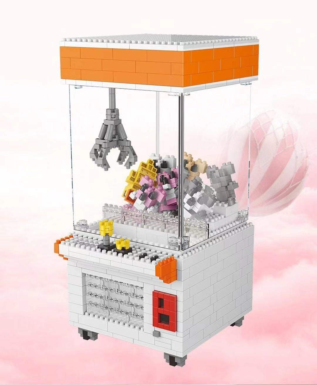 Claw Machinel Micro Blocks Display Sets for Kids or Adult,Mini Block Model Toy for Intelligence Education(596PCS)