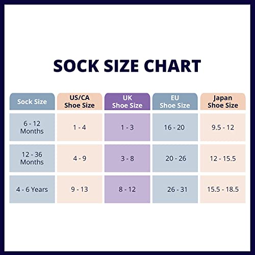 LA ACTIVE Girls Knee High Socks Cozy Warm Cotton Uniform Athletic Socks for Toddlers Dress Socks