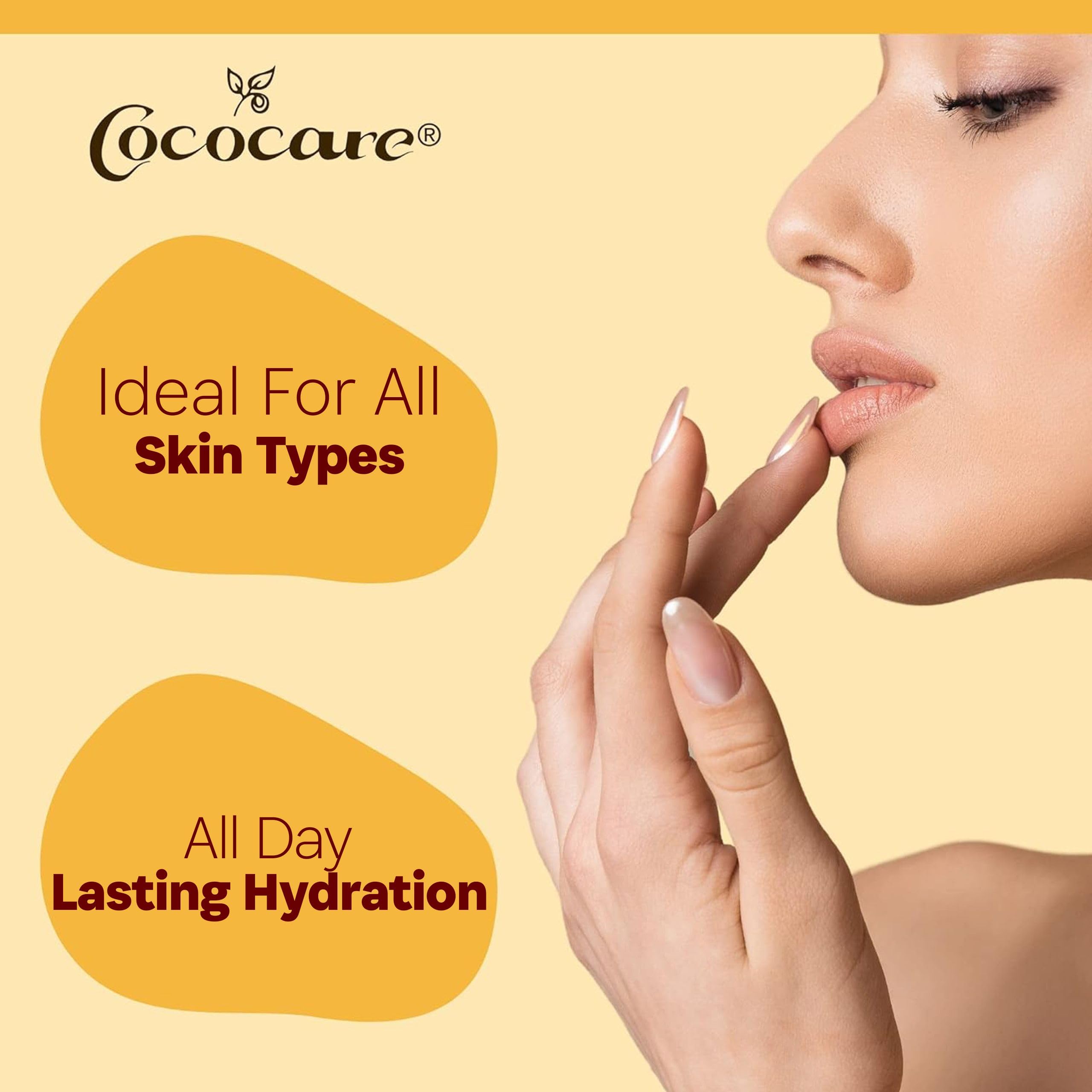 COCOCARE Cocoa Butter Cream - Hydrates and Softens Skin - Rich Cocoa Butter for Deep Moisture - Gentle Care - 15 Ounce