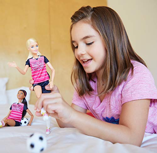Barbie Made to Move Posable Soccer Player Doll