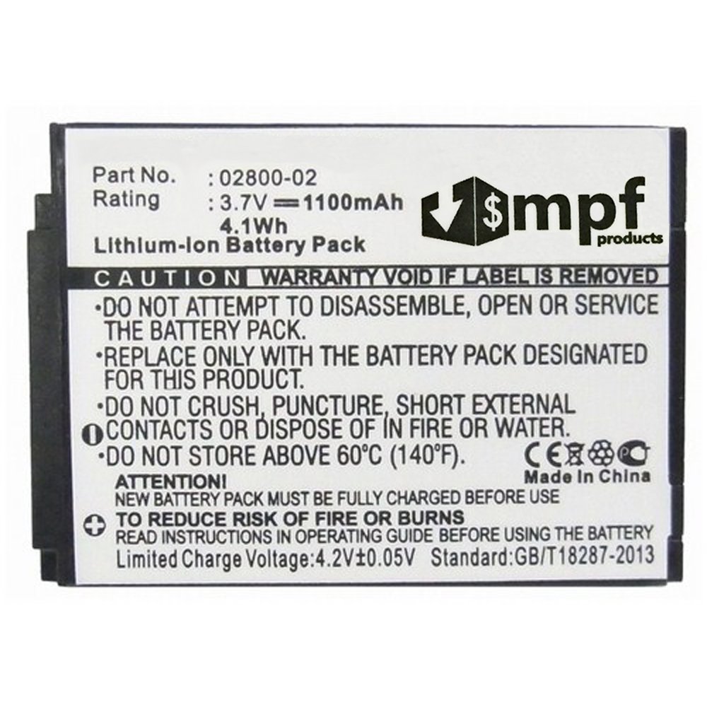 MPF Products 02800-02 Battery Replacement Compatible with Summer Infant Baby Touch 02000 02004, Slim and Secure 02800 02805, Best View 28030 28034 28035, Secure Sight 02040 02044 Monitors