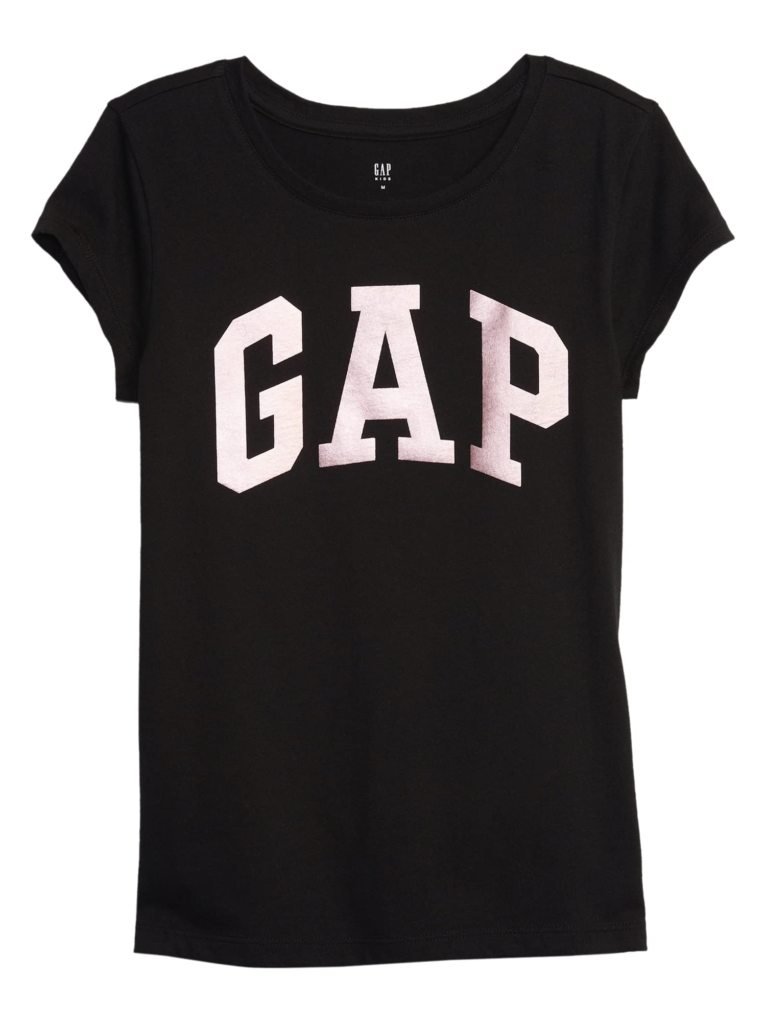 GAP Girls Short Sleeve Logo T-Shirt T Shirt, Gasoline Green, Medium US