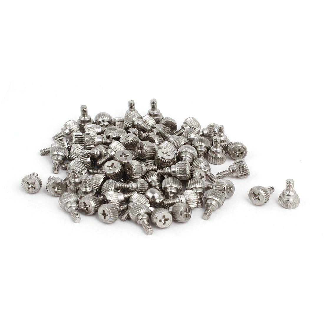 New Lon0167 80 Pcs Featured M3.5x6mm Male Thread reliable efficacy Metal Computer Desktop PC Case Thumb Screws(id:b9c 70 e9 3cf)