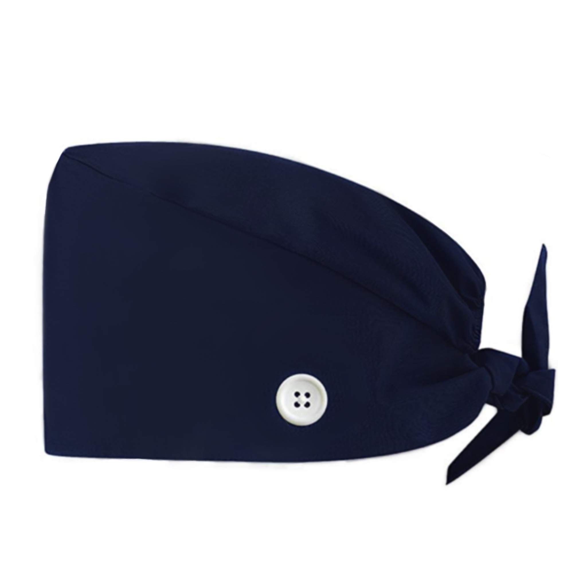 Acclaim Status Co. Working Cap Women's Men's Adjustable Hat with Button Tie Back Hats One Size Blue Navy Blue (Navy Blue)