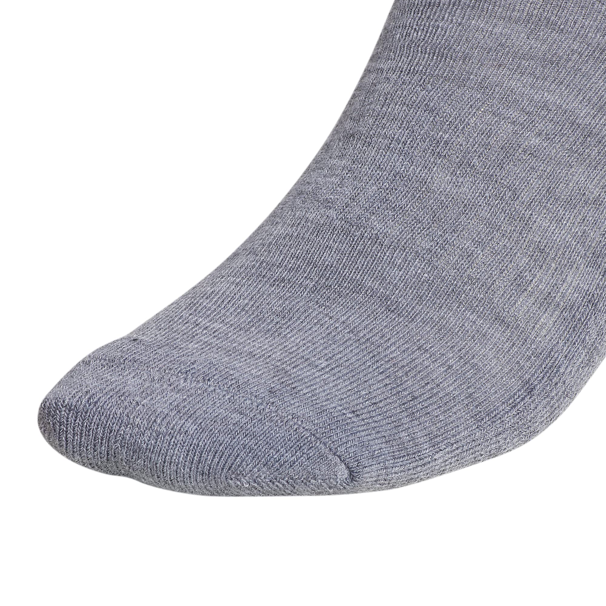 adidas Men's Athletic Cushioned Crew Socks with Arch Compression for a Secure Fit (6-Pair), Black/Vivid Red/White, Large