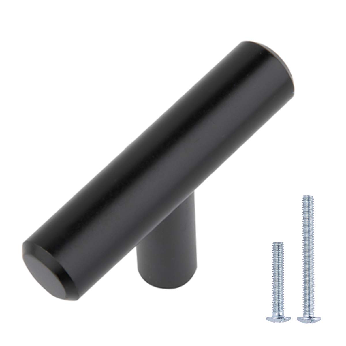 Amazon Basics T-Bar Cabinet Knob, 1/2-Inch Diameter, 2-Inch Length (3-Inch Hole Center), Oil Rubbed Bronze, 10-pack