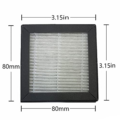 Gasin 2 in 1 Air Purifier Multifunctional Smokeless Ashtray USB Rechargeable Ash Tray Electronic Ashtray with Filter, Best for Home Car or Office (White)… (FSGLP-5PCS)