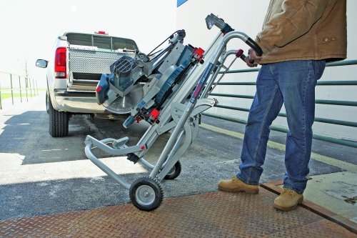 Bosch Portable Gravity-Rise Wheeled Miter Saw Stand T4B