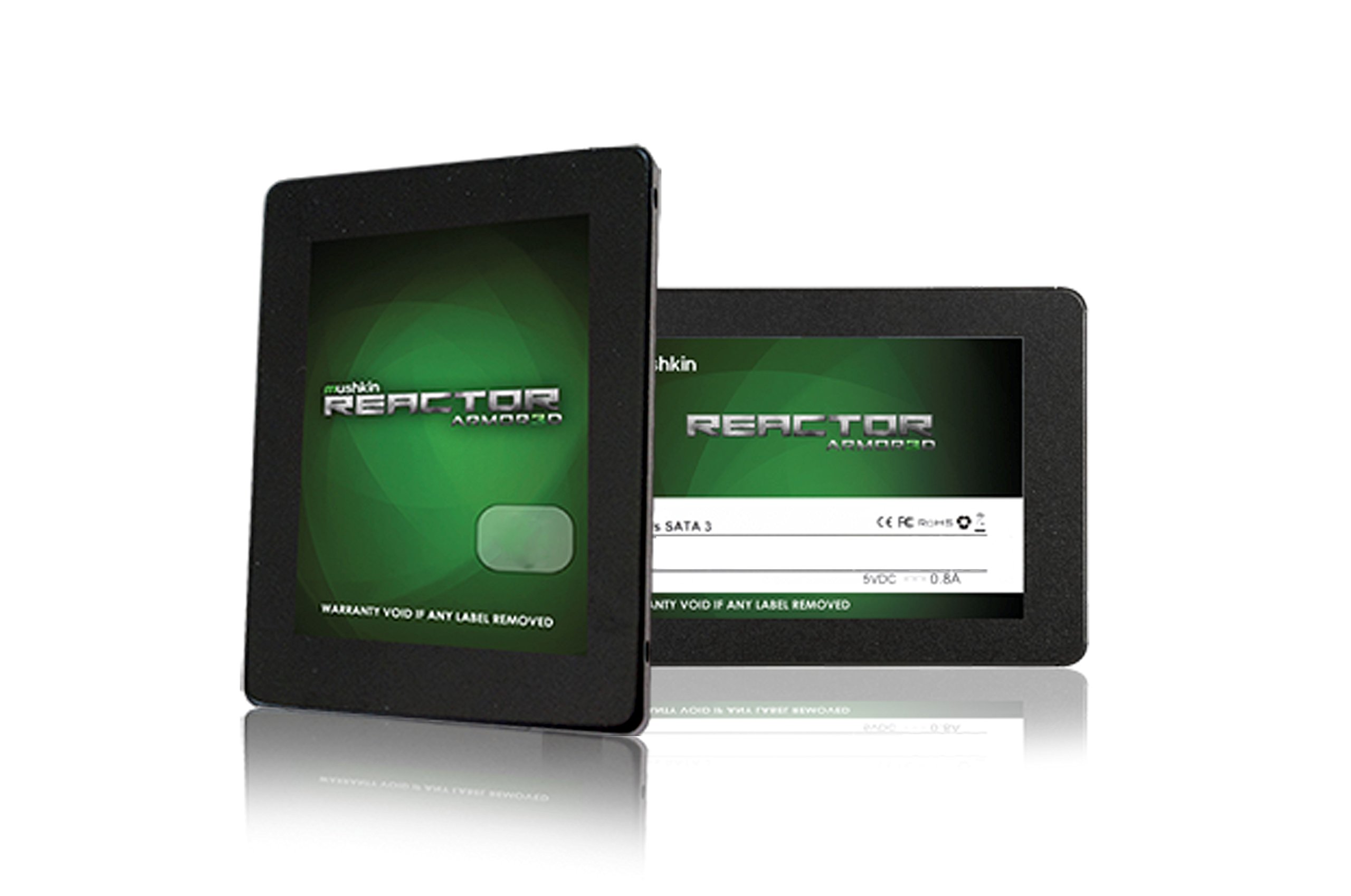 Mushkin Reactor ARMOR3D - 480GB Internal Solid State Drive (SSD) - 2.5 Inch - SATA III - 6Gb/s - 3D Vertical MLC - 7mm - MKNSSDRE480GB-3D