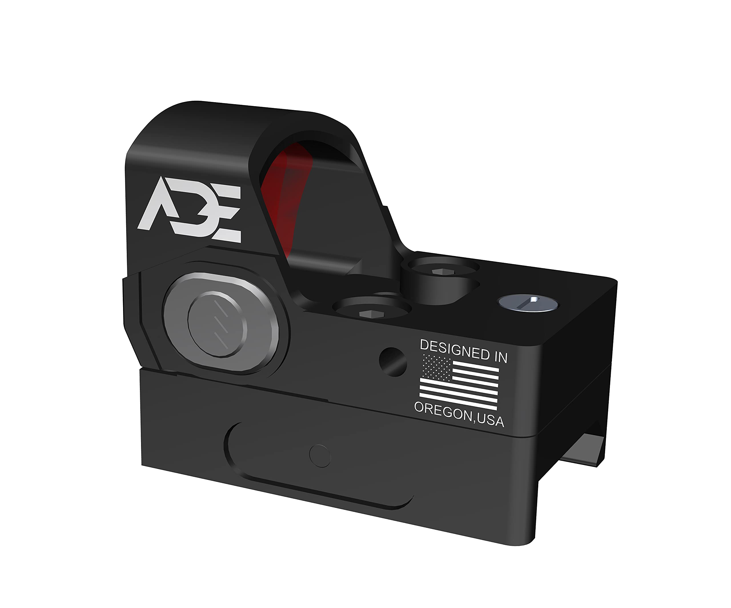 Ade Advanced Optics Raptor(RD3-020) RED Dot Sight for Optics Ready Pistol That is Compatible with Trijicon RMR SRO Footprint/Slide/Screw Patternā¦