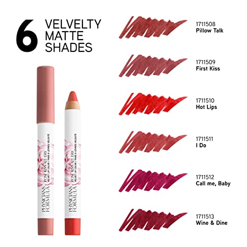Physicians Formula Rosé Kiss All Day Velvet Lip Color Call Me, Baby | Dermatologist Tested, Clinicially Tested