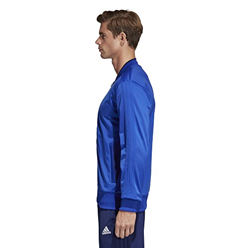 adidas Men's Condivo 18 Polyester Jacket Bold Blue/Dark Blue/White Large
