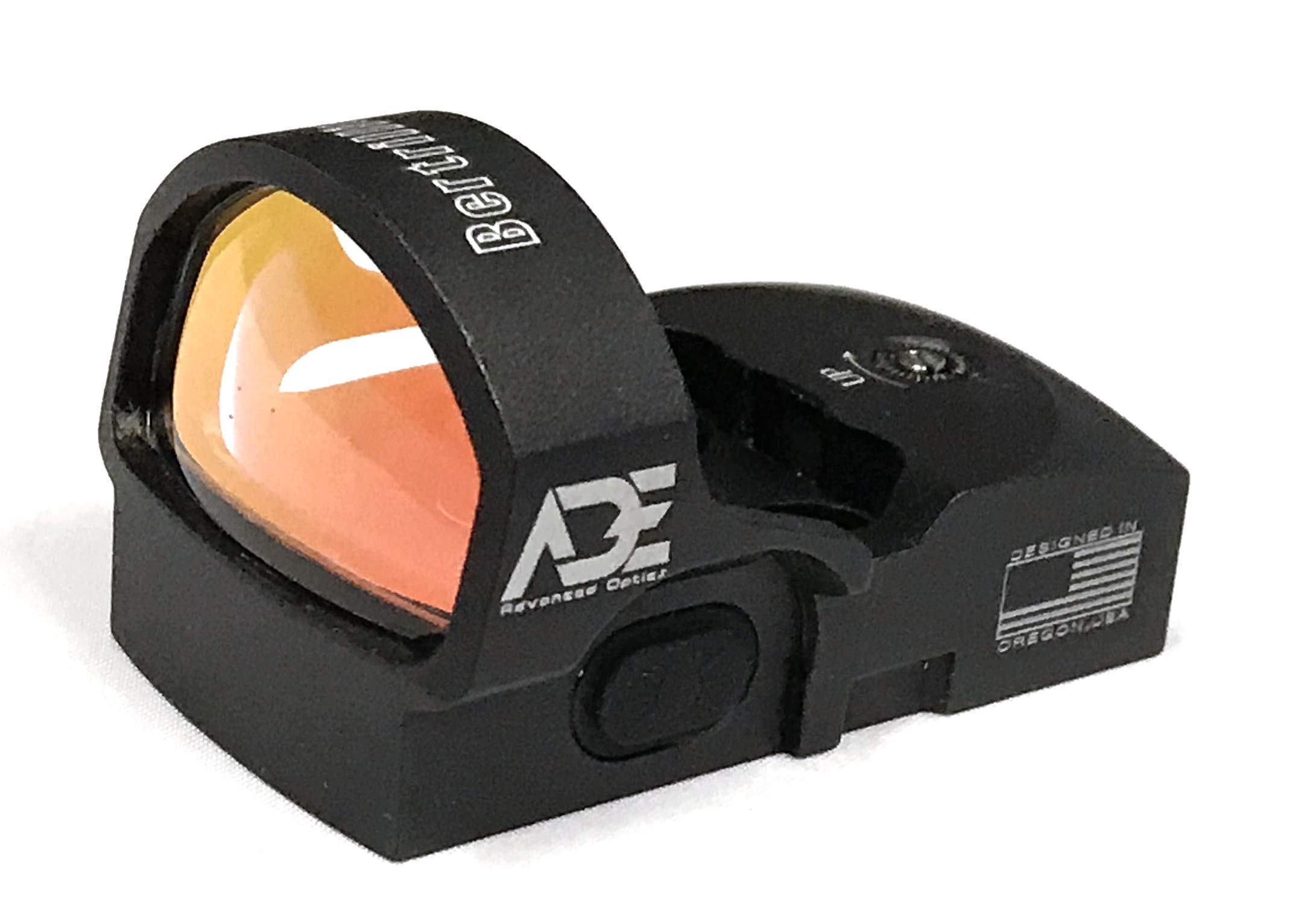 Ade Advanced Optics Bertrillium RD3-013 Red Dot Reflex Sight + Optic Mounting Plate for Taurus PT111 G2, Millennium G2, G2C, G3 with Original Rear Sight, PT140 G2, PT709, PT740, TX22 + Pictinny Plate