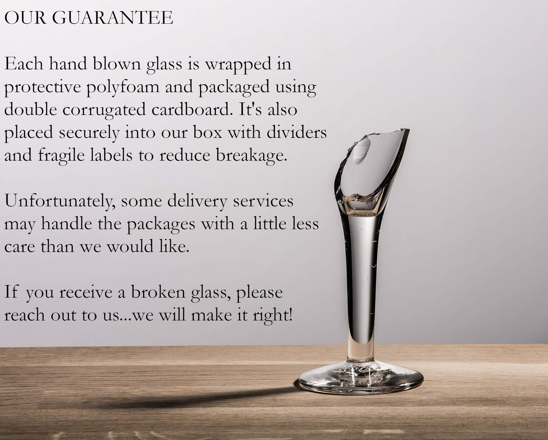 Dos Sueños Hand Blown Mexican Drinking Glasses – Set of 6 Natural Clear Tumbler Glasses (10 oz each)