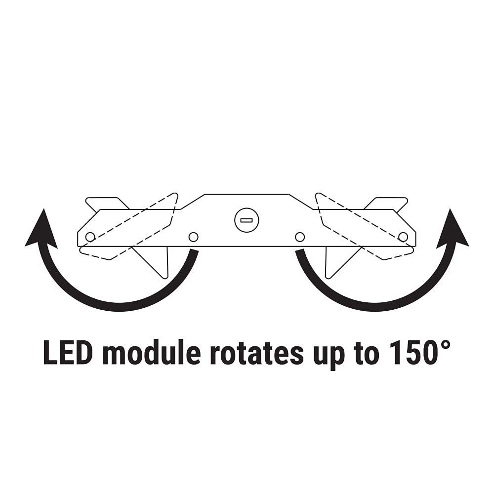 Metalux HBLAO2350C Highbay Linear w/Aimable Optics, White