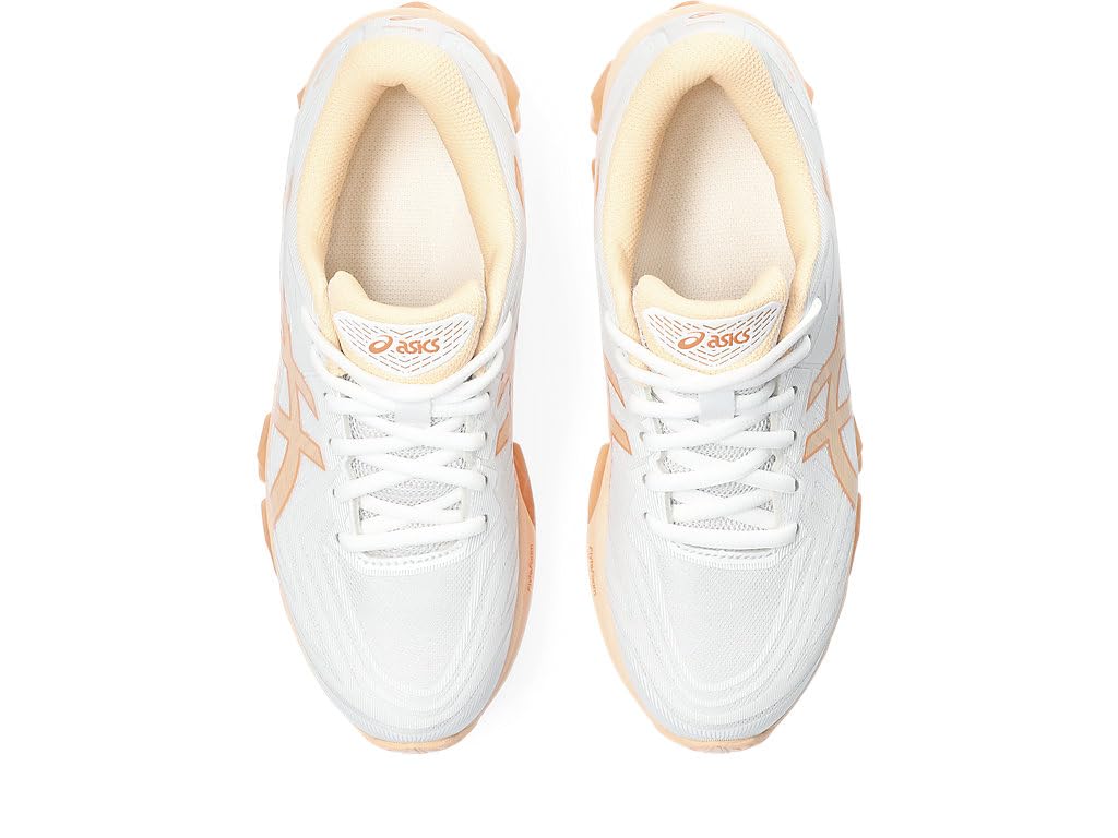 ASICS Women's Gel-Quantum 360 VII Sportstyle Shoes, 7.5, White/Apricot Crush