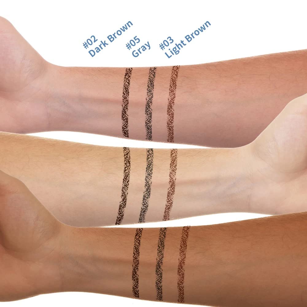 Antique Beauty Waterproof Eyebrow Pencil, Dual-Headed Eyebrow Pencil, Perfect for Professional & Beginner Use-Dark Brown