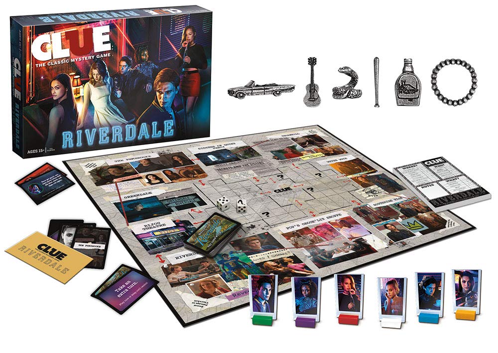 CLUE: Riverdale Board Game | Features Popular Characters and Locations from The CW TV Show Riverdale | Official Riverdale Merchandise | Artwork from Riverdale Seasons | Themed Clue Game