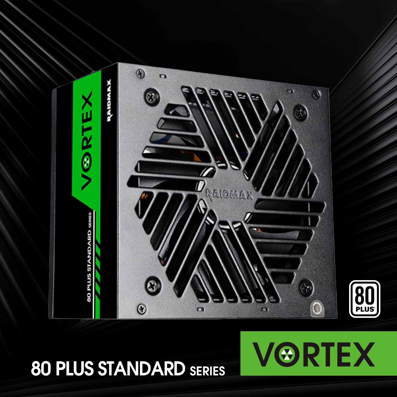 RAIDMAX V Series 800watts 80 Plus Certified Power Supply ATX 12V v2.3 / EPS 12V 120mm Quiet Fan Compatiable with nVidia GeForce and AMD Radeon (800ACV)