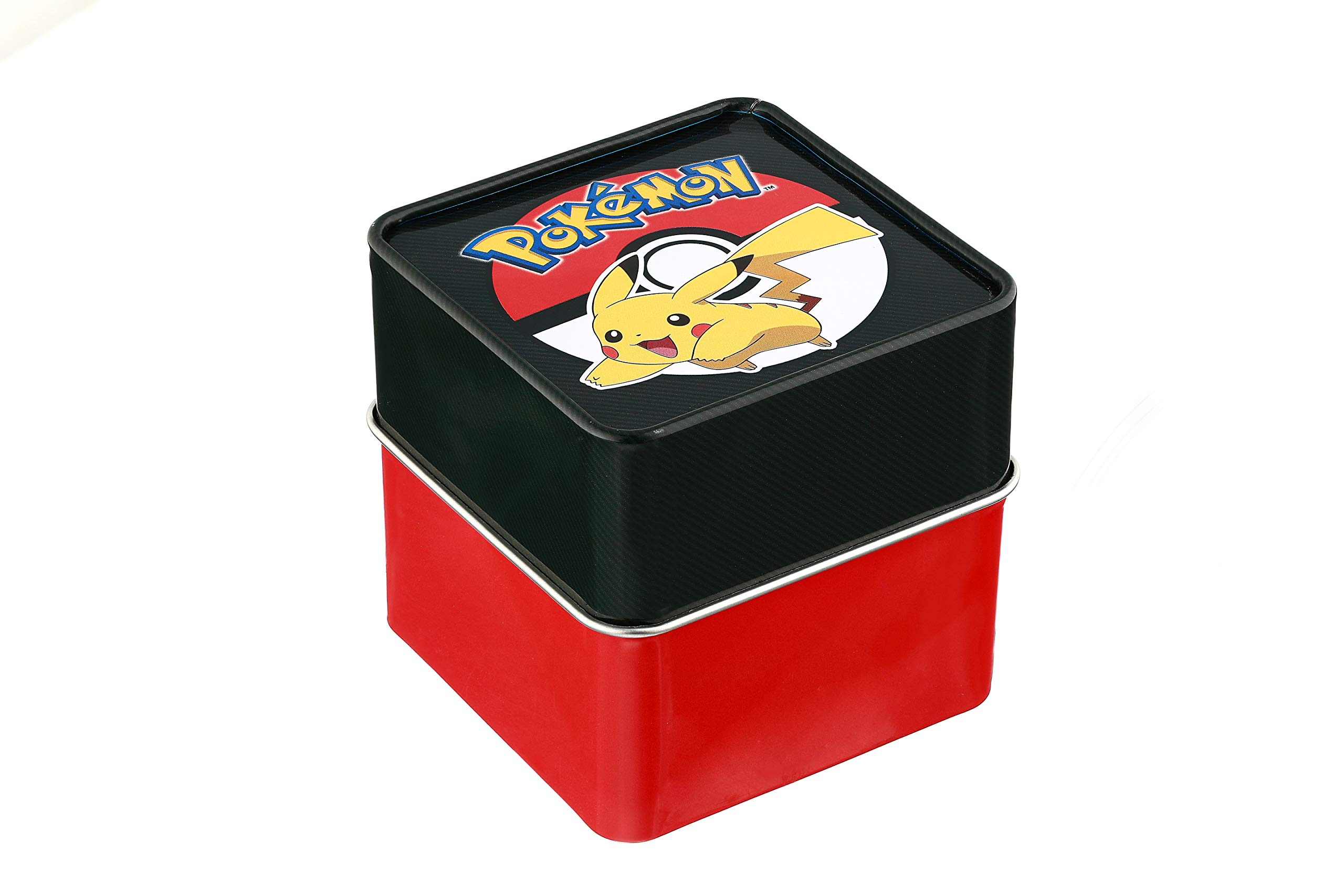 Accutime Pokemon Pikachu Digital Watch for Kids with Multicolor Flashing LED Lights, Durable Black and Yellow Plastic Strap - Ideal for Boys and Girls - POK4214AZ
