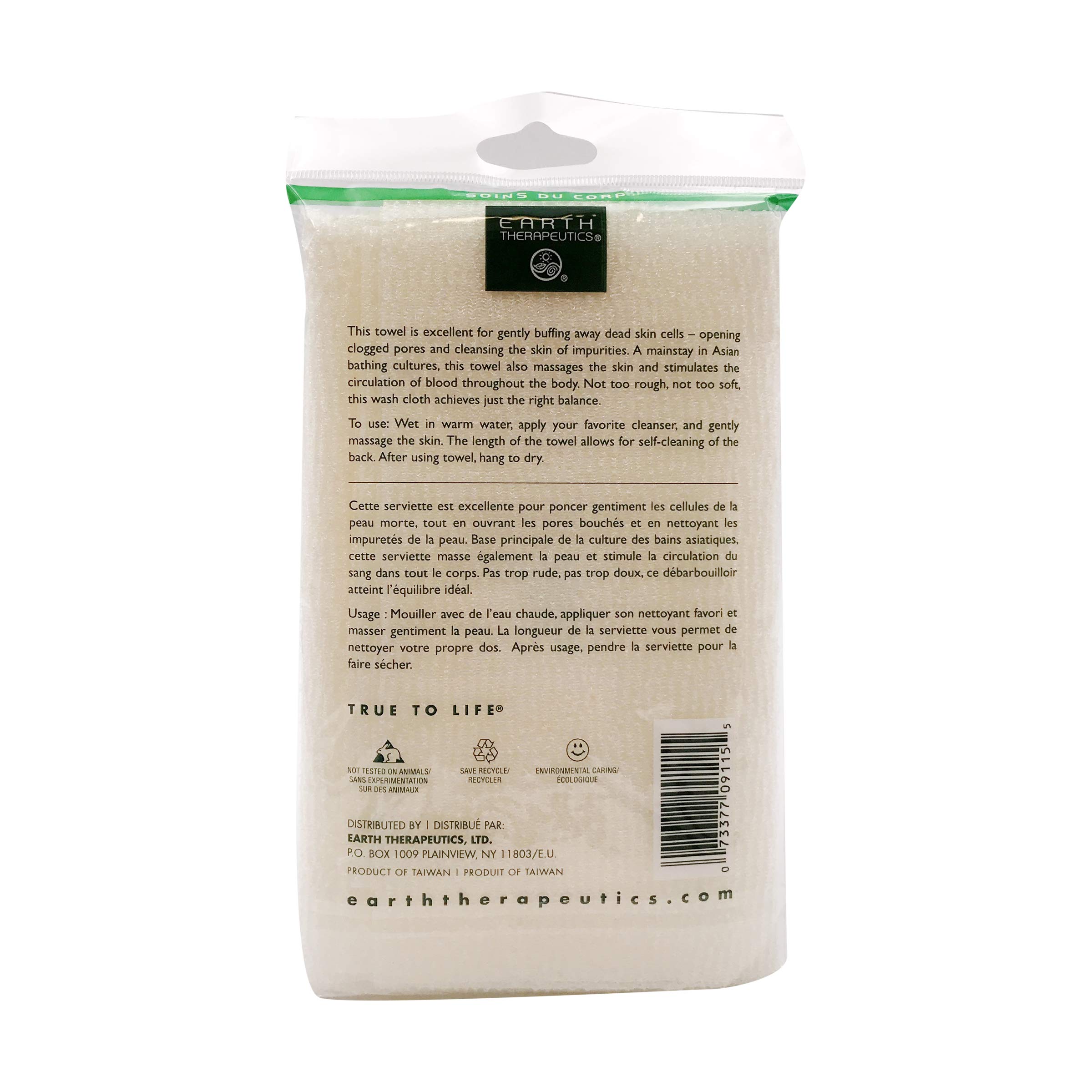 Earth Therapeutics Exfoliating Hydro Towel in Natural (1 Pack)