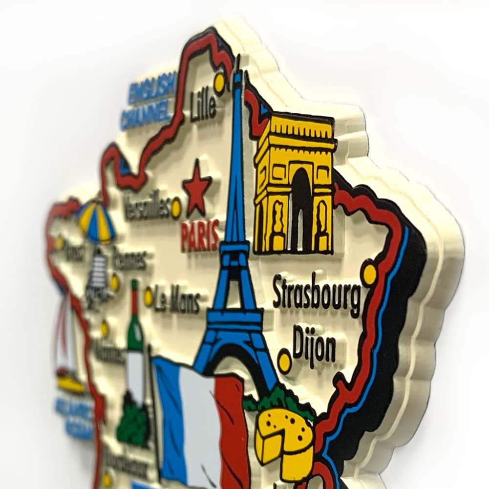 Australia Jumbo Country Map Magnet by Classic Magnets, Collectible Souvenirs Made in The USA