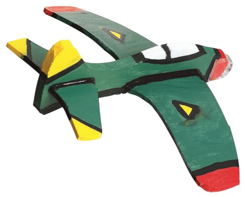 Creativity for Kids Four Foam Fliers Mini Craft Kit - Paint 4 Foam Glider Airplanes, Small Gifts for Kids, Red