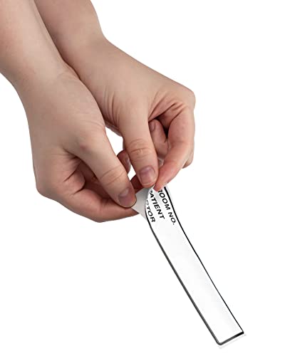 Carstens Patient I.D. Adhesive Medical Chart Labels for 1.5” – 4” Ring Binder Spines – Pre-Printed Sticker Labels (Room No. / Patient/Doctor), 5 3/8” x 1 3/8”, White, Roll of 200
