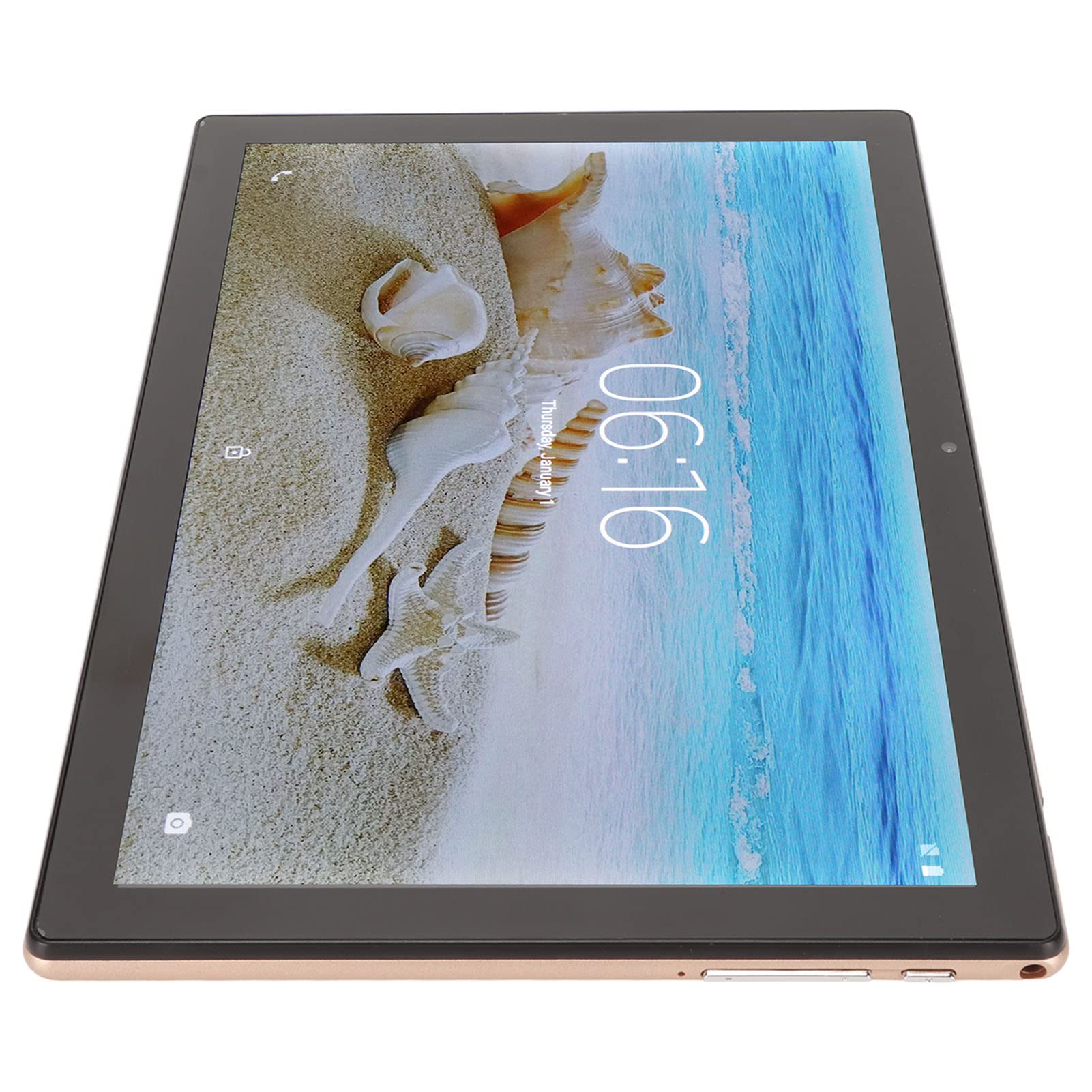 Airshi HD Tablet, 10 Inch IPS Tablet Office Octa Core CPU US Plug 100‑240V 3 Card Slots 4GB 64GB for Study (US Plug)
