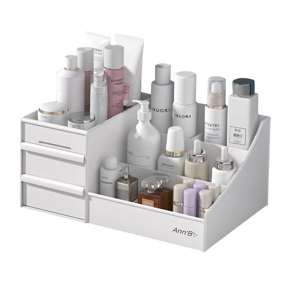 Ann'B✮✮✮ Makeup Organizer Cosmetic Jewelry Skincare Storage Box Desk Drawer