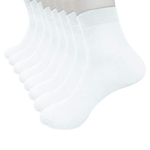 8 Pairs Ultra-thin Elastic Silky Short Silk Men Socks