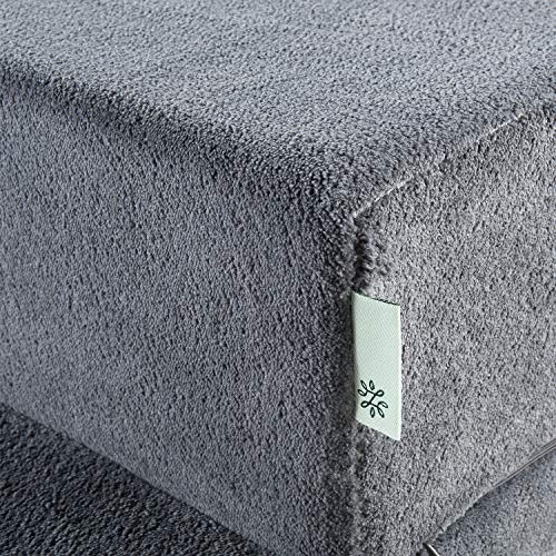 Zinus Easy Pet Stairs / Pet Ramp / Pet Ladder, X-Large, Charcoal
