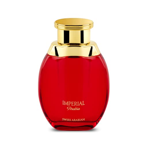 Imperial Arabia 100ml, an Aromatic Unisex Oud Wood Parfum for Men and Women with sultry Spices, Leather and Incense by perfume artisan Swiss Arabian
