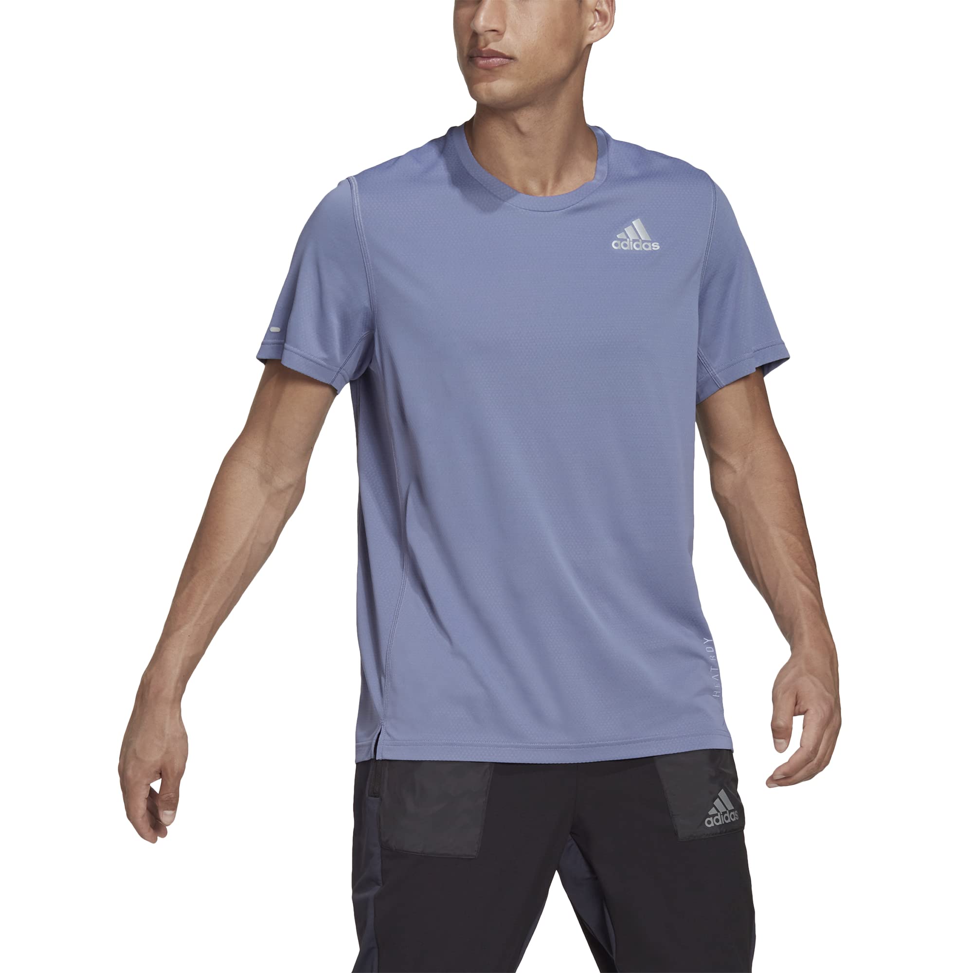 adidas Men's Heat.RDY Tee, Vivid Red, Medium