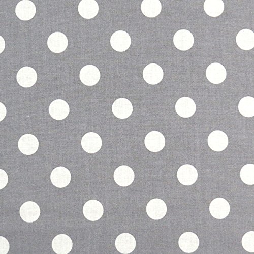 SheetWorld Fitted 100% Cotton Percale Bassinet Sheet Fits Halo Bassinet Swivel Sleeper 17 x 30, Polka Dots Grey, Made in USA