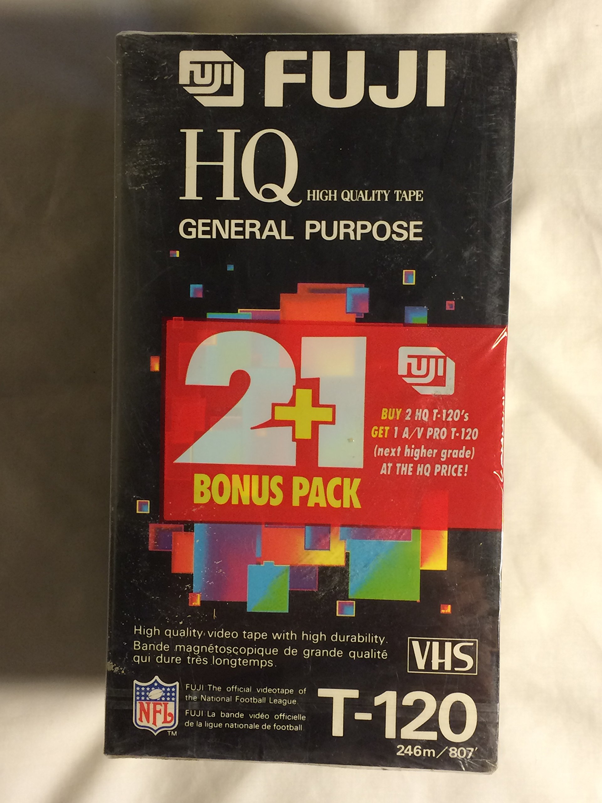 Fuji 2 - HQ T-120's and 1 A/V Pro T-120 Tapes
