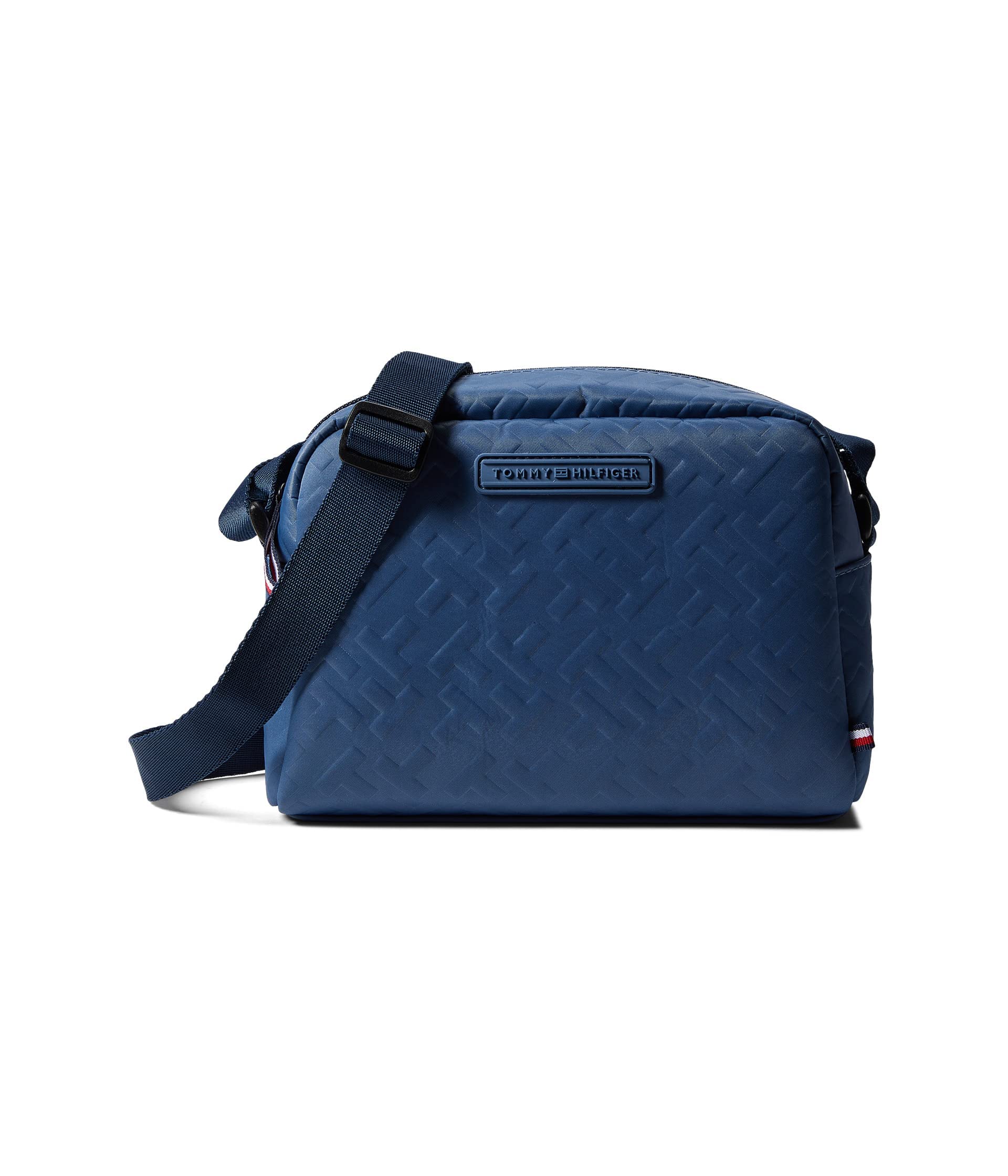 Tommy Hilfiger Jillian II-Crossbody-TH Bias Embossed Nylon Charcoal Blue One Size
