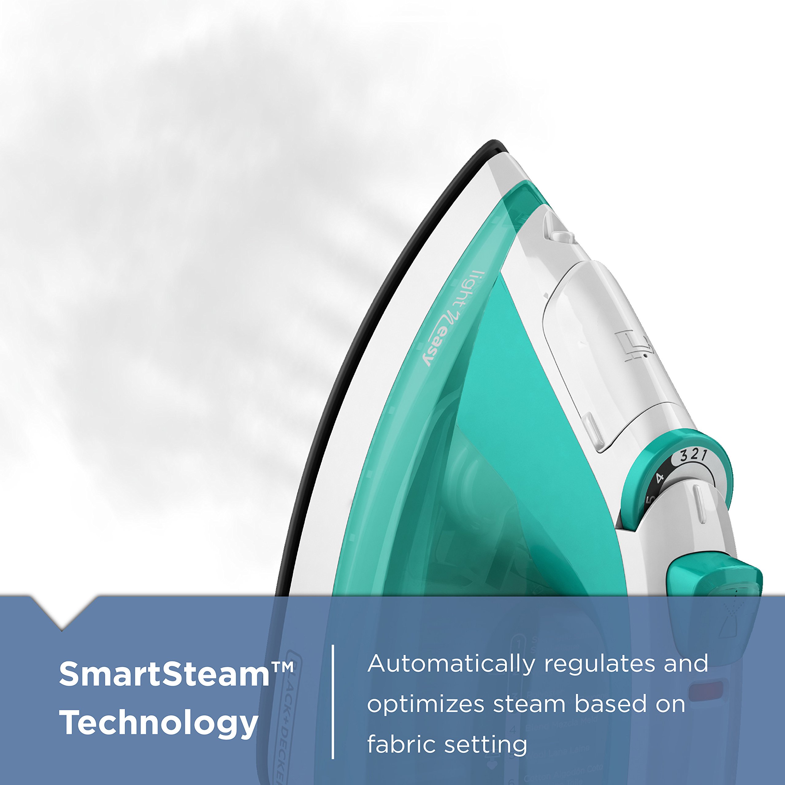 BLACK+DECKER Light 'N Easy Compact Steam Iron, IR1010