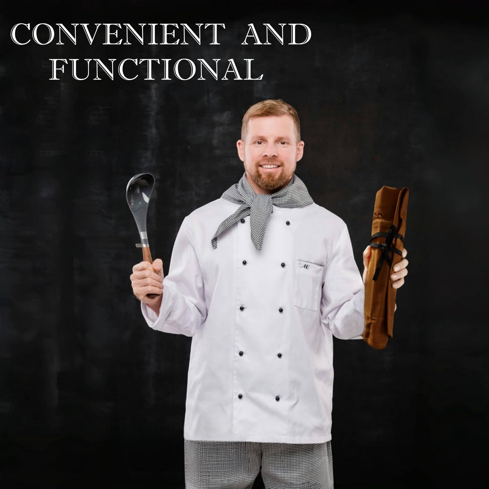 BLIRITEL Knife Roll, Waxed Canvas Chef Knife Roll Bag, 8 Knife Slots for Cutlery Knives, Portable Knife Bag Knives Pouch Holder protectors with 8 PCS Knife Sheath for Kitchen Travel Camping