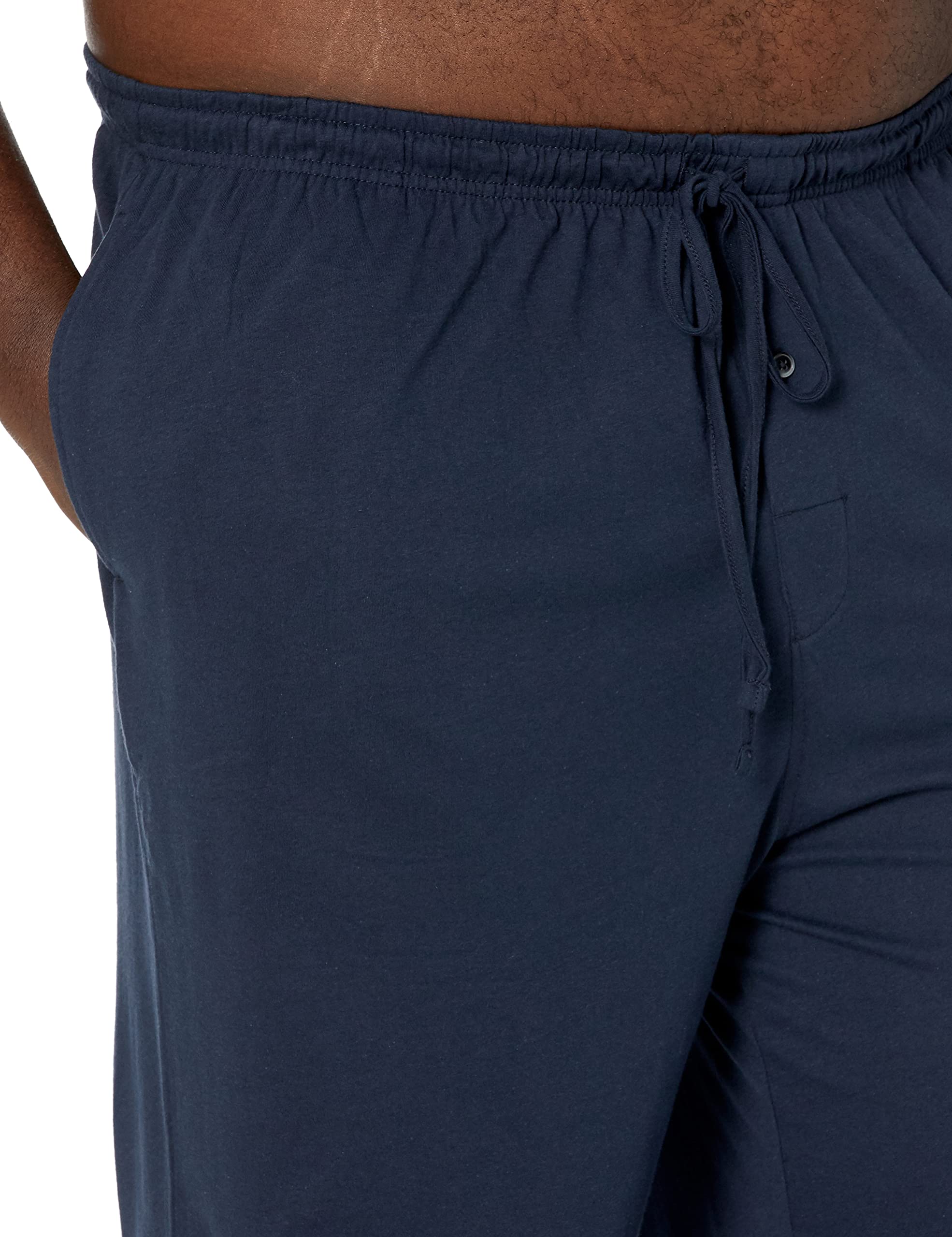Amazon Essentials Men's Knit Pajama Pant, Navy, Medium