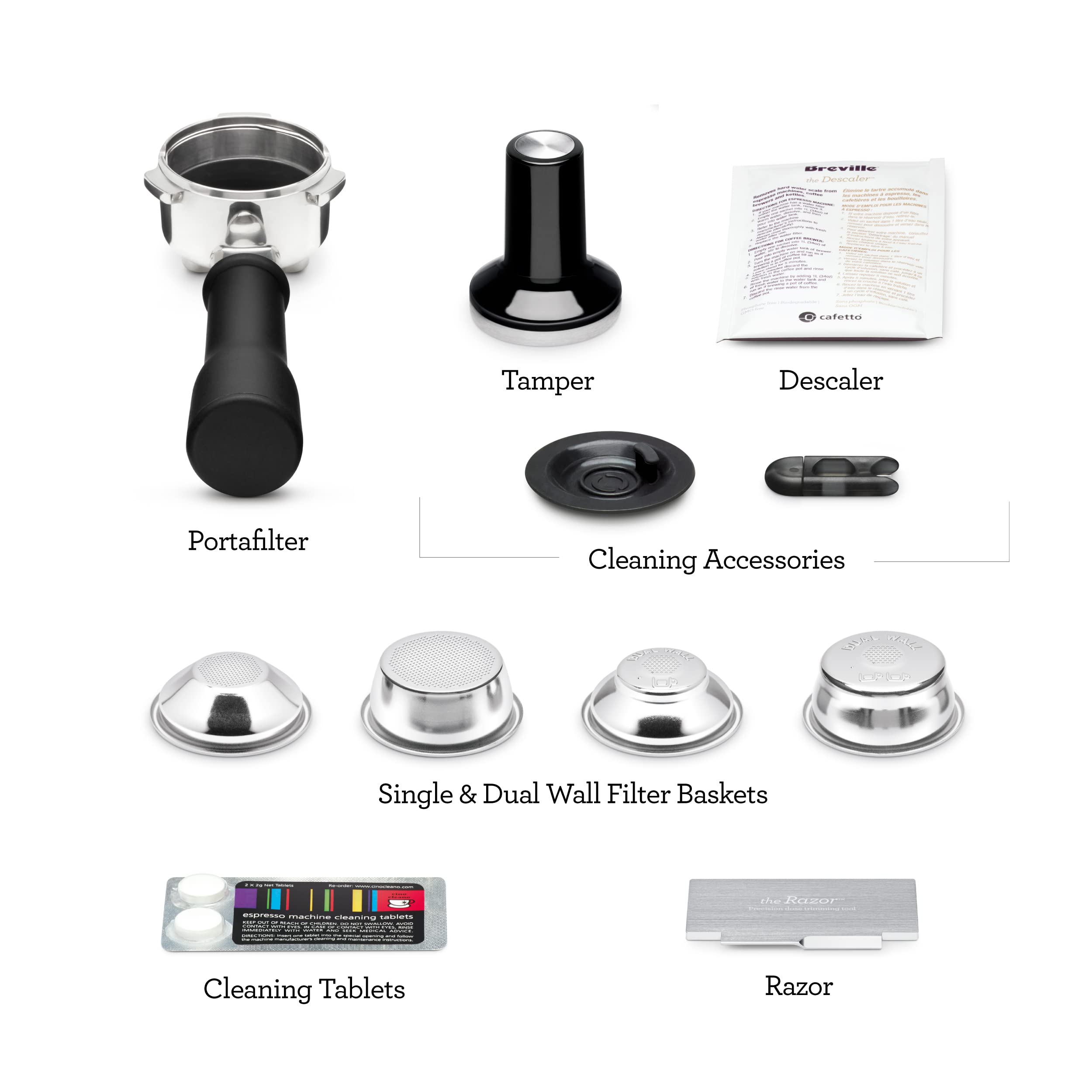 Breville the Bambino Plus Espresso Machine with Auto Milk Frother, Espresso Maker with Seconds Heat Up, Cappuccino & Latte Machine for Home, BES500BTR, Black Truffle