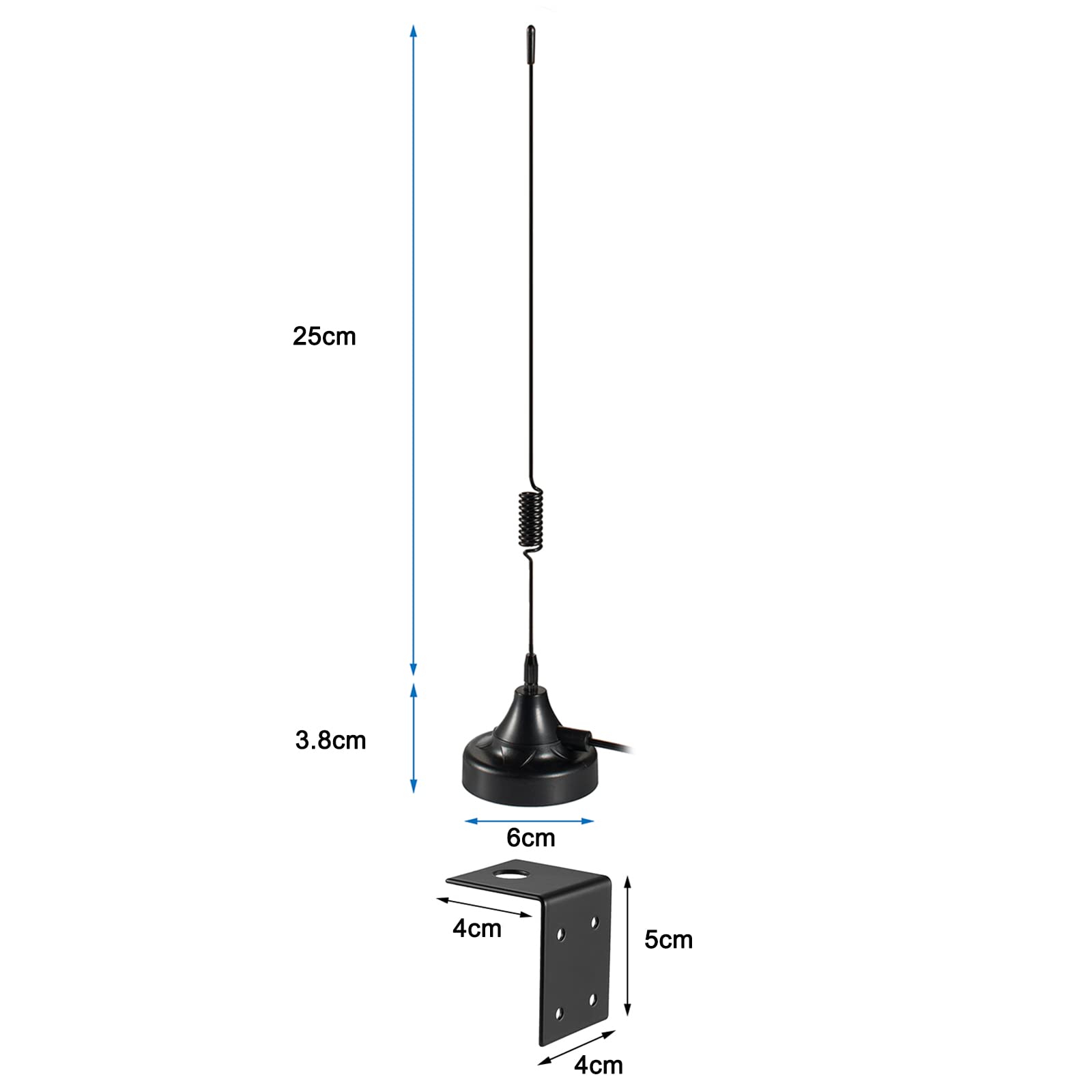 Waterproof Smart Gate Opener Extended Long Range Magnetic Base F Male Connector Receiver Antenna Compatible with Ghost TSS1XP DTP1XP DTP1 DEP2 TDS2 Etc Wireless Gate Opener Signal Booster,Eifagur