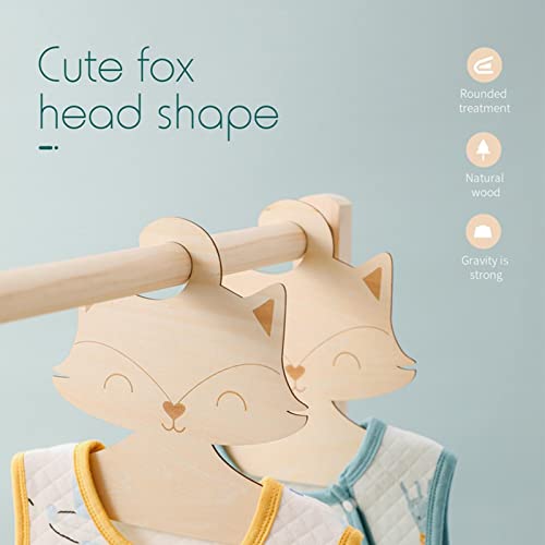 Baby Clothes Hangers - Creative Wooden Baby Hangers for Nursery - Adorable Cartoon Shaped Kids Hangers, Infant Clothes Hangers for Newborn Toddler Unisex Nursery Closet Organizer Set Jmd-us