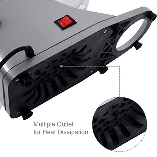 GoplusĀ® Electric Ice Crusher, Ice Shaver Machine, Snow Cone Maker, Shaved Ice Machine, 143 Lbs