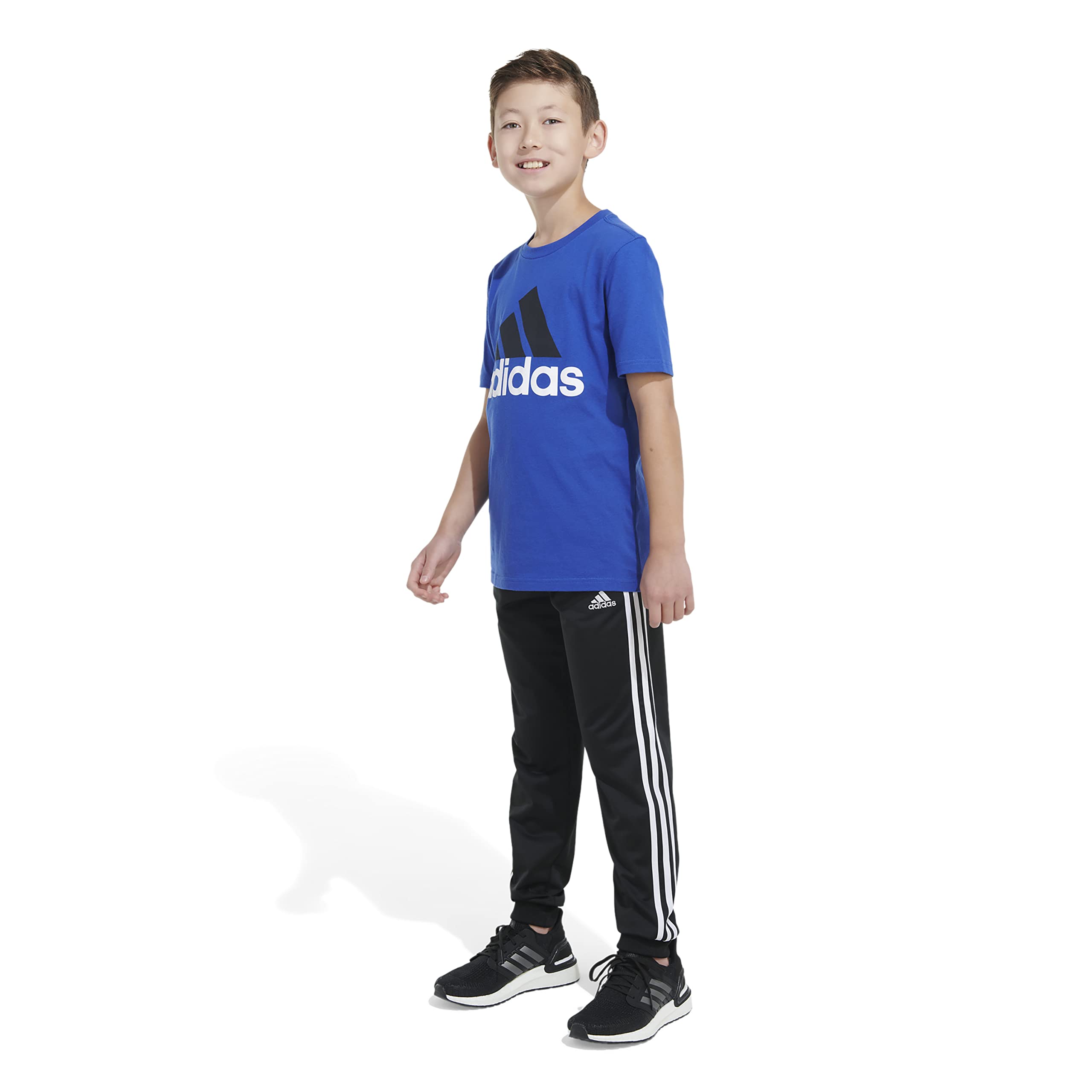 adidas Boys' Short-Sleeve Graphic Tee W01 White M
